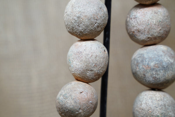 Cameroon Clay Beads- Natural 36.1 - Botanical Boys