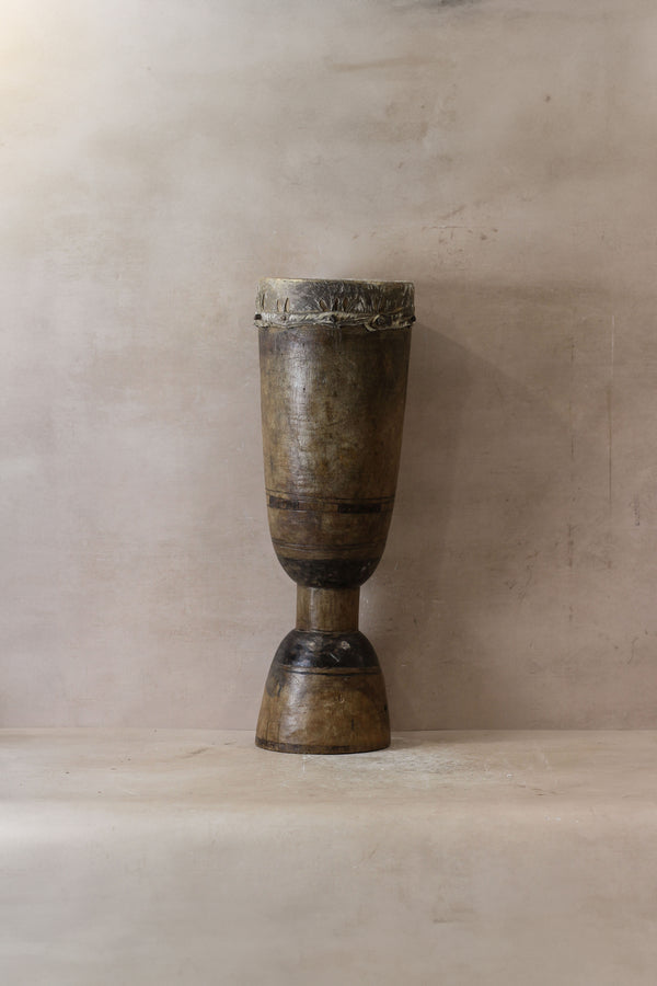 Vintage Lozi Drum - Zambia - Botanical Boys