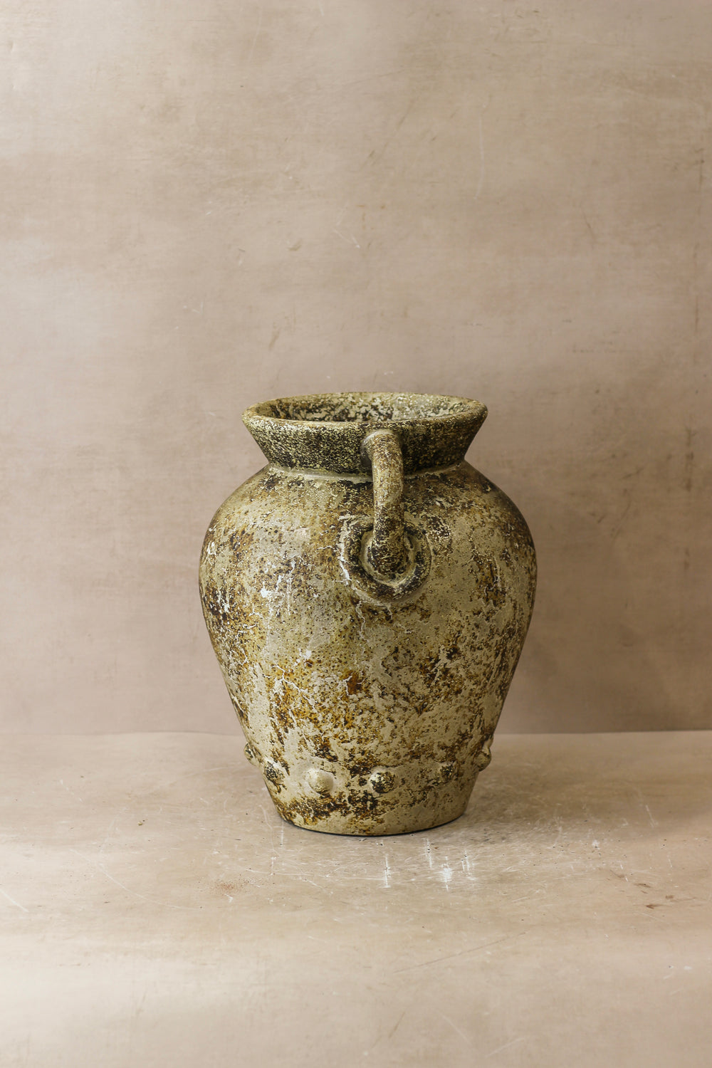 Rustic Glazed Brown Indonesian Pot No 20 - Botanical Boys
