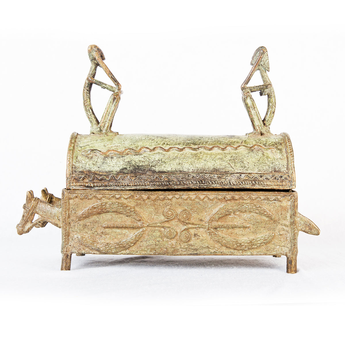 Benin Bronze Oba Box TR61 - Botanical Boys