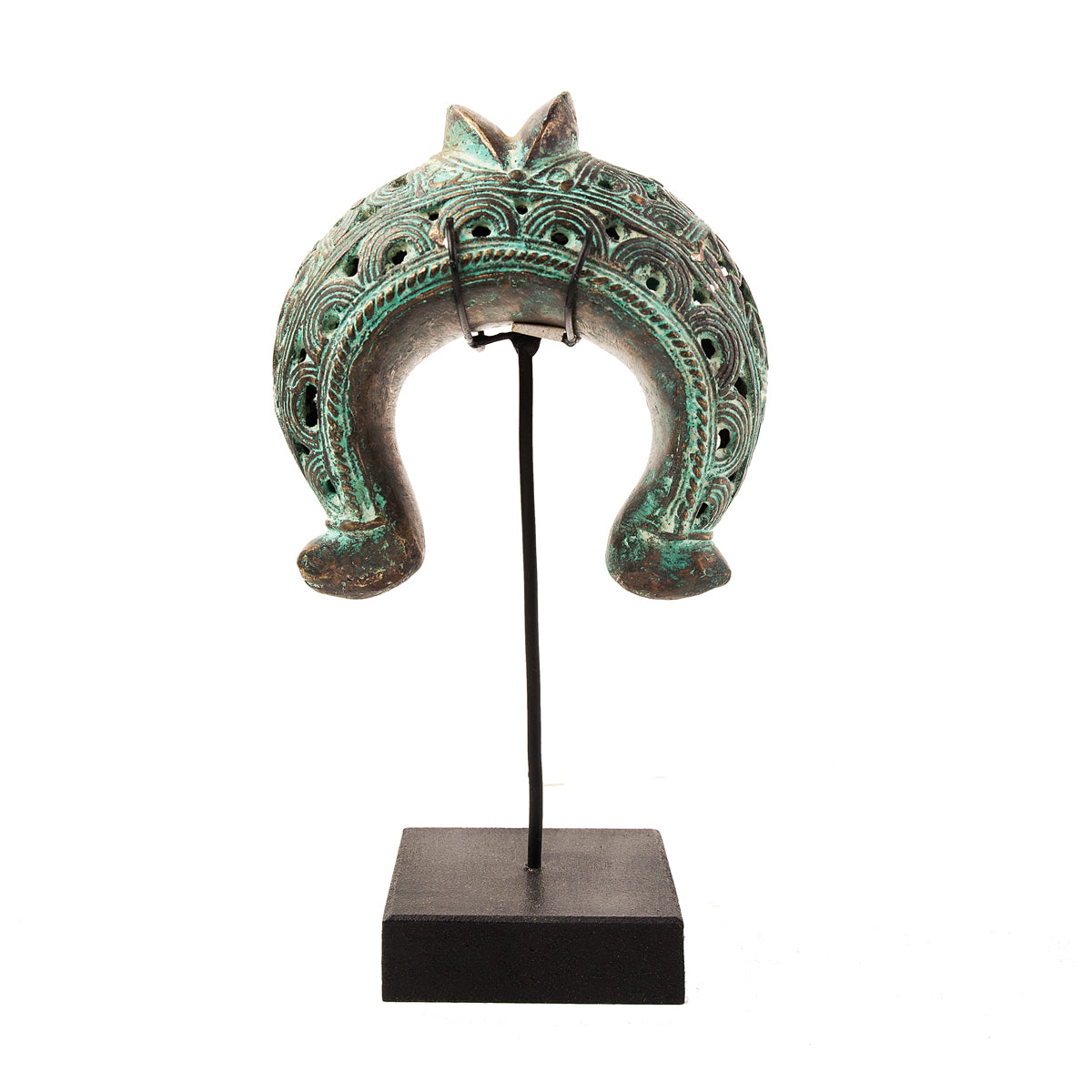 Benin Bronze Bangle 107A - Botanical Boys