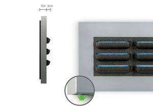 LIVE PICTURE - Living wall frame - 112cm - White - Botanical Boys