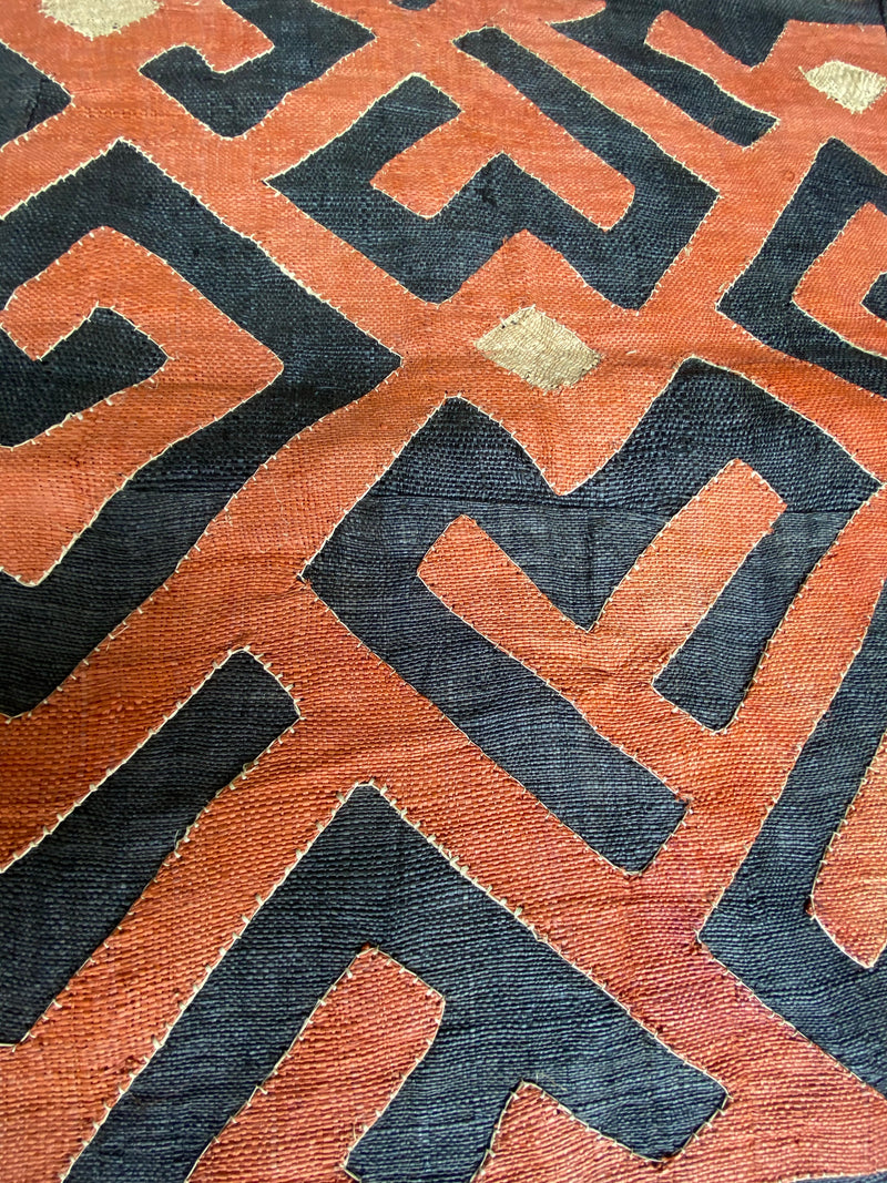 Vintage Kuba cloth - Congo (01) - Botanical Boys