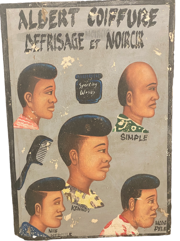 Vintage African Barber Shop Signs - Botanical Boys
