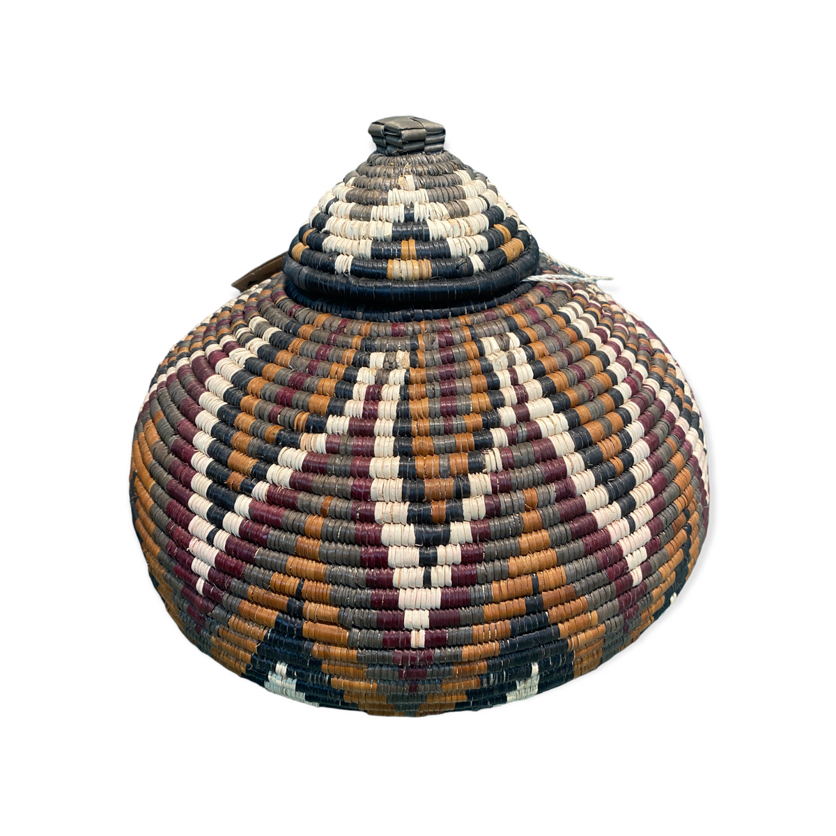 Zulu Ukhamba - traditional basket (22.1) - Botanical Boys